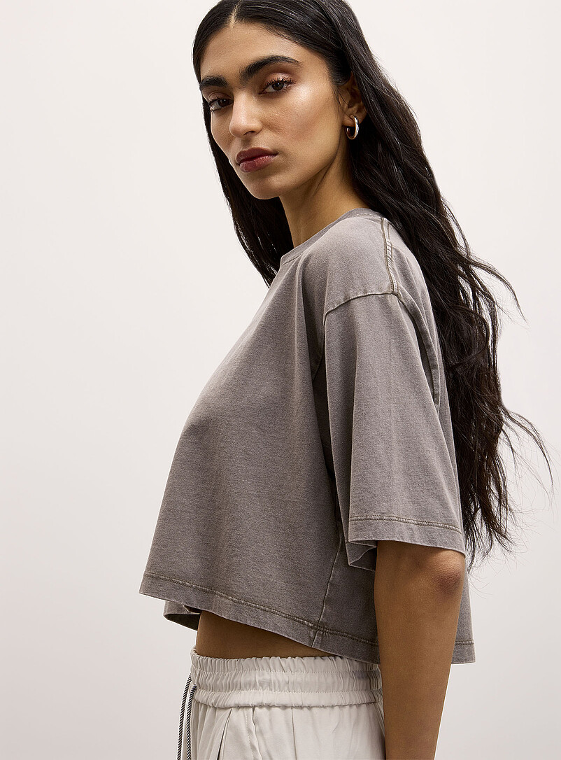 Andrea loose, faded, cropped T-shirt | JJXX | Women%u2019s Basic T ...