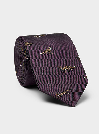 Fleeing fox tie | Le 31 | Shop Regular Ties | Simons