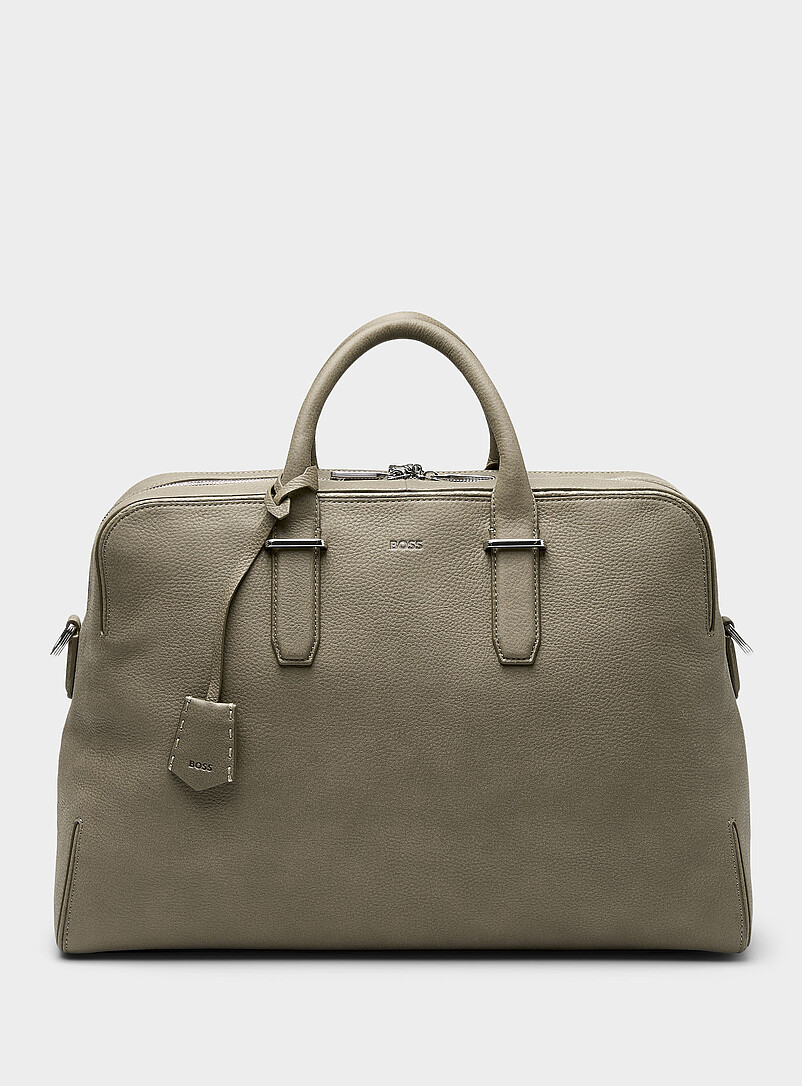 Le sac de voyage Madison taupe | BOSS | Sacs Week-End pour Homme | Simons