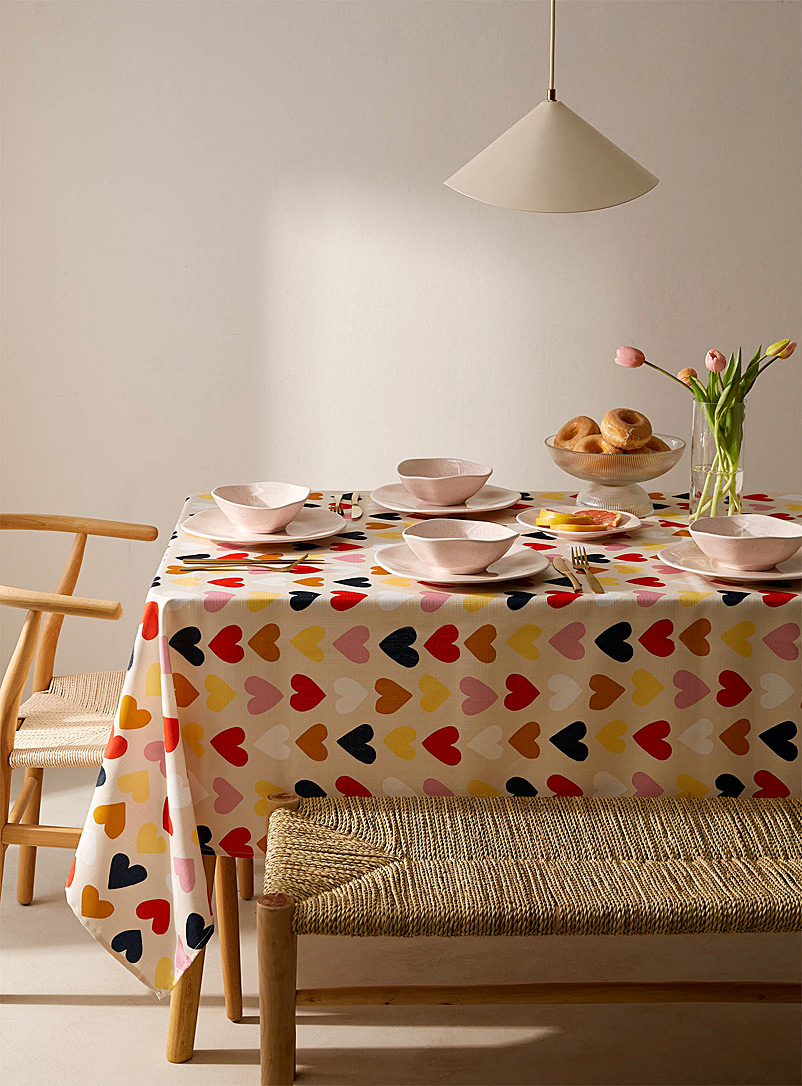 La nappe cœurs Collection de Saint-Valentin | Simons Maison | Nappes ...