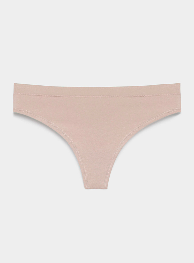 Solid essential thong Organic cotton and TENCEL™ modal | Miiyu | Shop ...