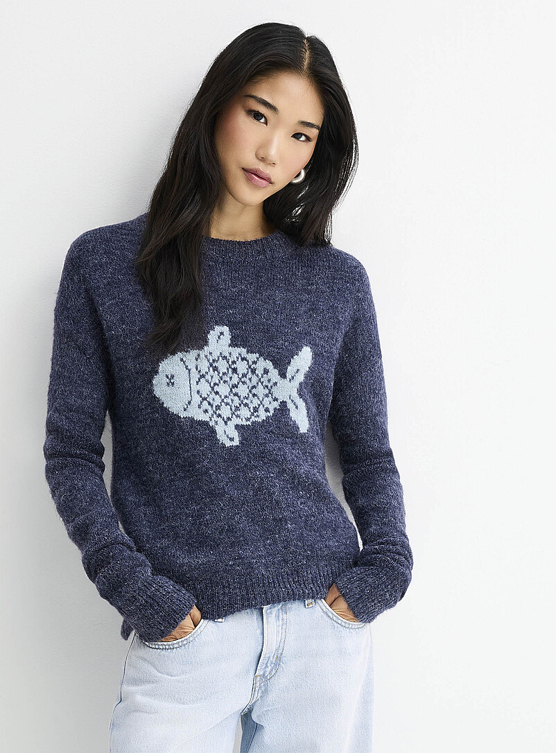 Striped & Patterned Sweaters for Women | Simons Canada