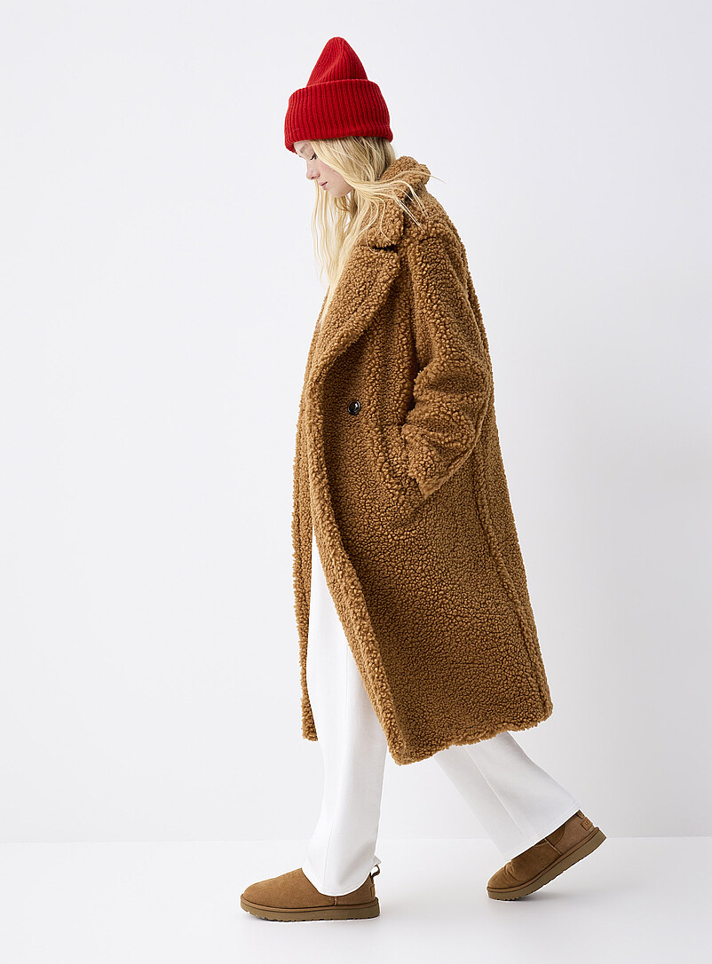 High-Pile Fleece & Faux-Fur Coats for Women | Simons Canada
