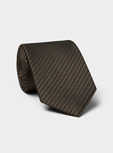 Diagonal chevron skinny tie | Olymp | Shop Skinny Ties | Simons