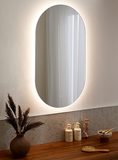 Minimalist backlit oblong mirror | Simons Maison | | Simons