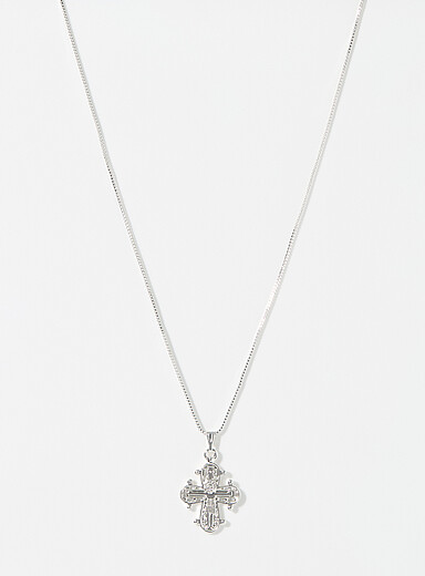 Le collier pendentif croix arrondie | Pilgrim | Colliers pour Homme ...