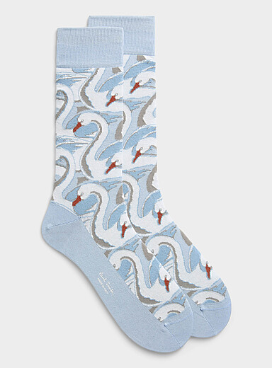 White-swan dress socks | Paul Smith | Men's Dress Socks | Le 31 | Simons