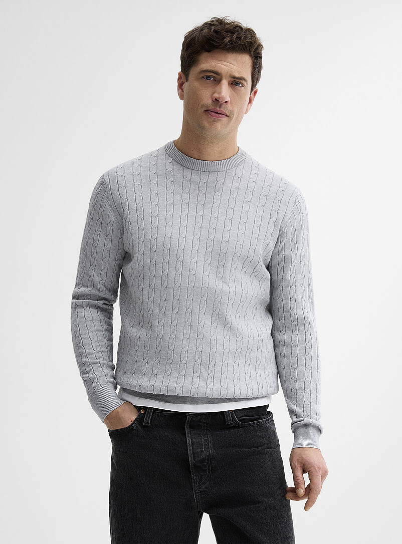 Men's Crew Neck Sweaters | Simons Canada
