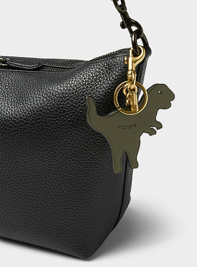Leather dinosaur charm keychain | Coach | | Simons