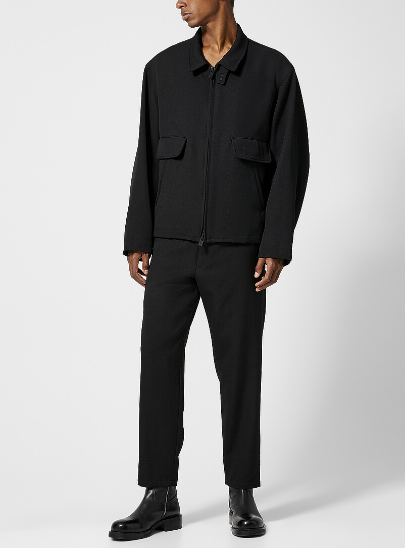 Wool gabardine straight pant | Yohji Yamamoto | Shop Men's Designer ...