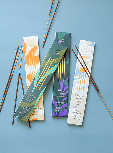 L'ensemble de bâtons d'encens Floralia 4 fragrances | Baltic Club ...