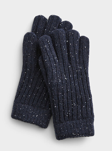 Plush interior rib-knit gloves | Simons | Shop Online for Fashion ...