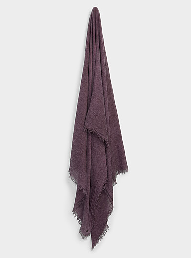 Fringed raw weave lightweight scarf | Fraas | Shop Women's Light ...