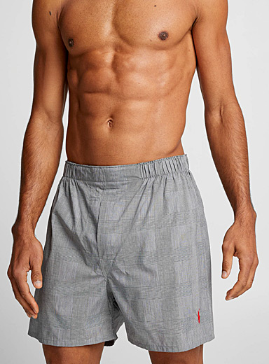 Check poplin boxer brief | Polo Ralph Lauren | Shop Men's Loose Trunks ...