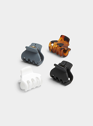 Small square matte clip | Simons | Shop Barrettes and Hair Clips online ...