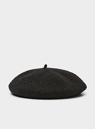 Le béret laine monochrome Collection exclusive d'Italie | Simons ...