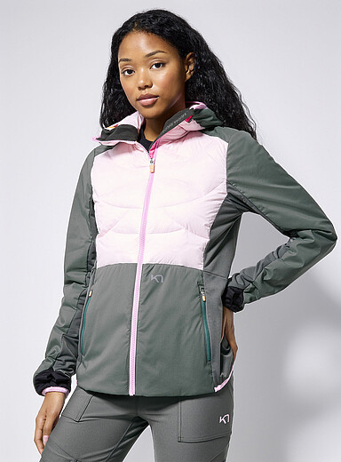 Tirill semi-quilted hooded jacket | Kari Traa | Outdoor Jackets And ...