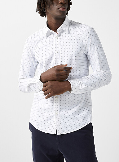 Performance delicate pattern shirt | BOSS | Shop Men's Designer Shirts ...