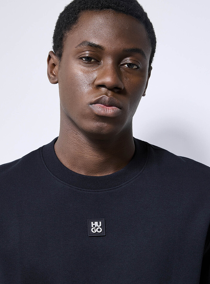 Le t-shirt logo métallique Dalile | HUGO | T-shirts à manches courtes ...