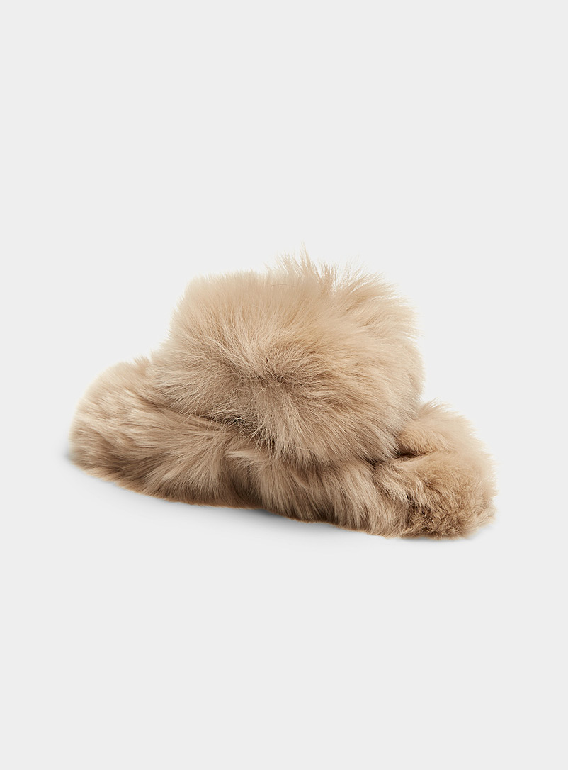 Colourful faux-fur clip | Simons | Shop Barrettes and Hair Clips online ...