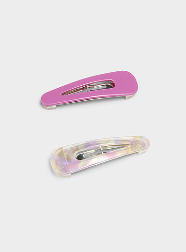 Colourful barrettes Set of 2 | Simons | Shop Barrettes and Hair Clips ...