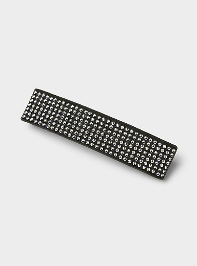 Studded rectangular barrette | Simons | Shop Barrettes and Hair Clips ...