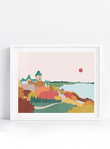 Old Quebec City art print See available sizes | Les barbos ...
