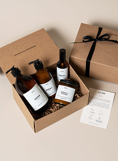 Wellness gift box Set of 4 products | Atelier LA VIE apothicaire | Bath ...