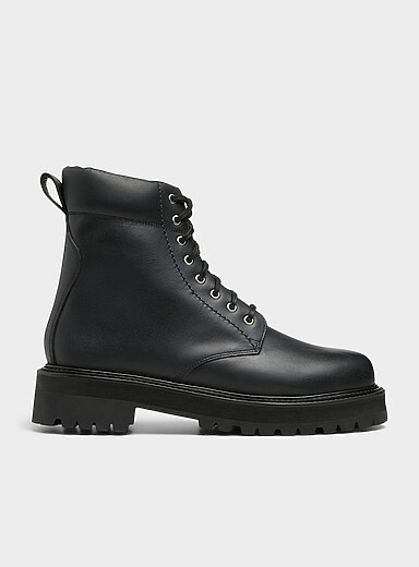 Benson black leather boots Men | G.H.BASS | Shop Men's Boots online ...