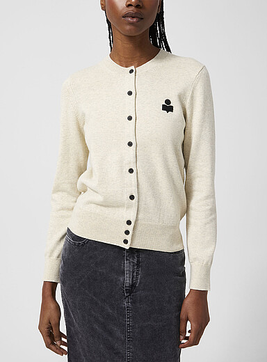 Signature wool and cotton cardigan | Isabel Marant Etoile | | Simons
