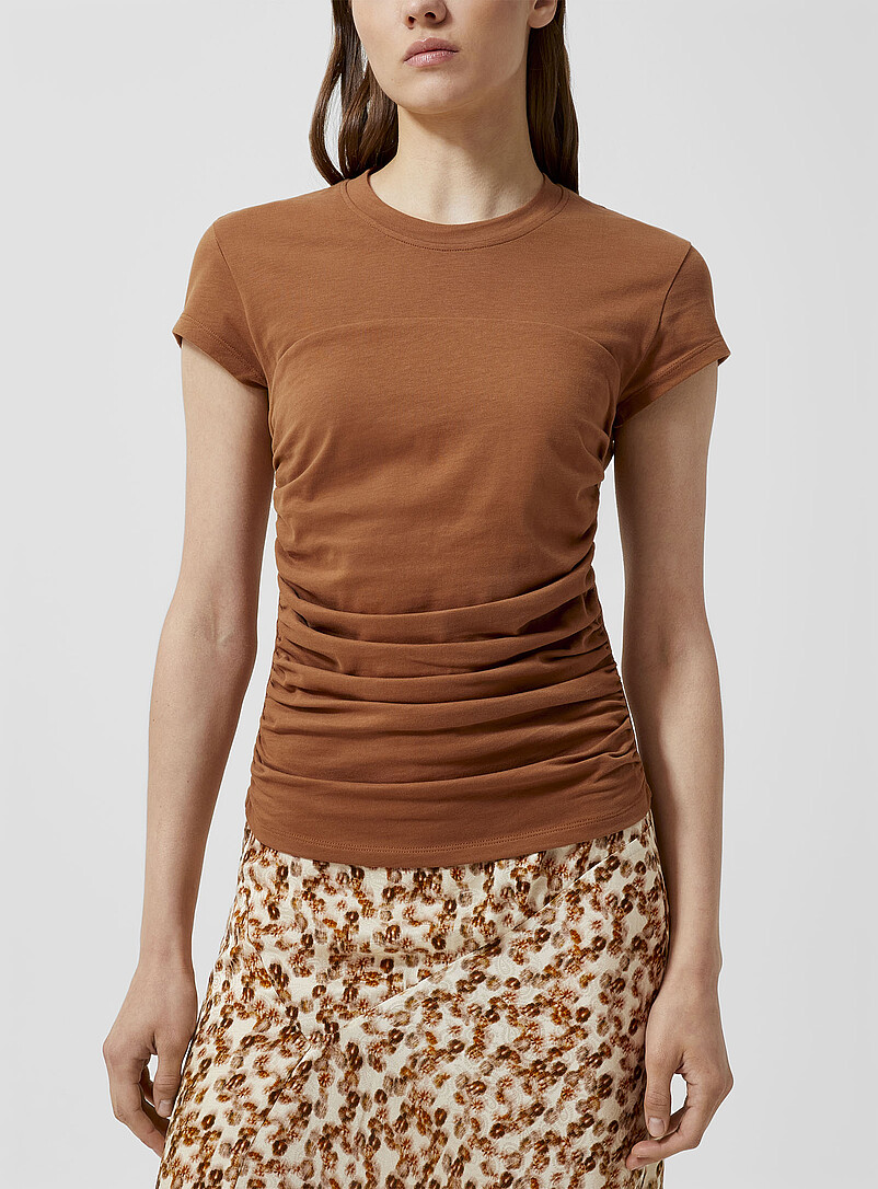 Le t-shirt empiècement froncé | Isabel Marant Etoile | | Simons
