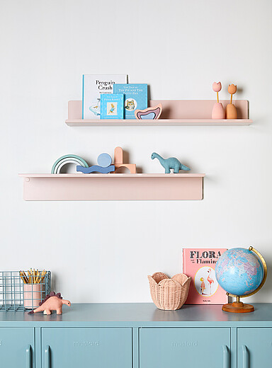 The Ledge large metallic shelf | Mustard | | Simons