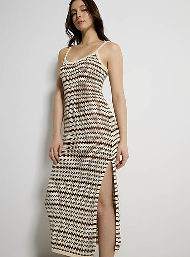 Striped crochet maxi dress | Rhythm | Shop the beach dresses for women ...
