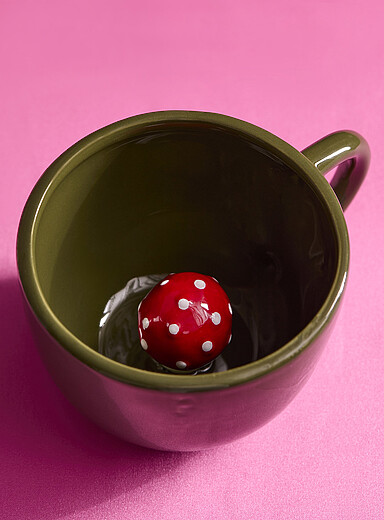 Inner 3D mushroom green mug | Simons Maison | | Simons