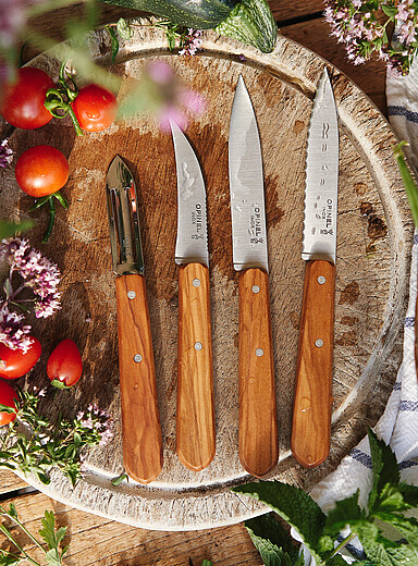 Essentials olive wood box set 4-piece set | Opinel | Utensils | Simons