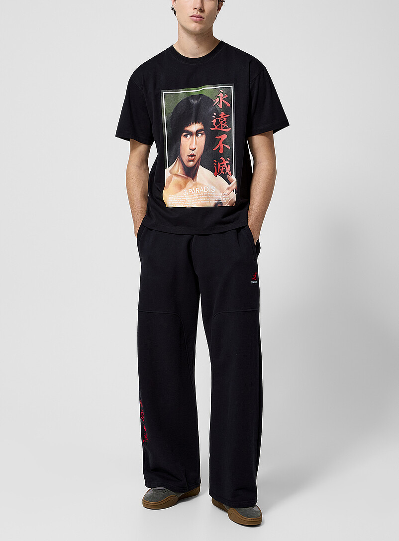 Bruce Lee Chinese character wide-leg joggers | 3.Paradis | Shop Men's ...