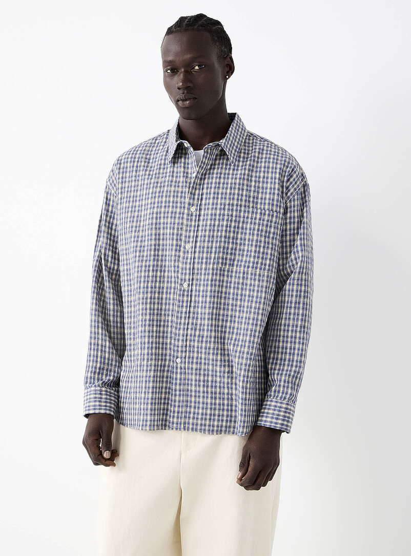 Men's Check & Plaid Shirts | Simons Canada