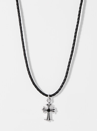 Gothic cross pendant necklace | Le 31 | Men's Necklaces | Simons