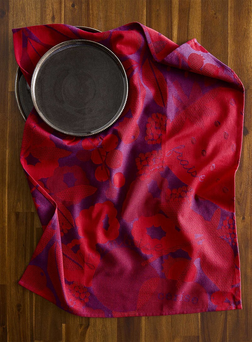 Berrie jacquard dish cloth | Tissage Moutet | | Simons