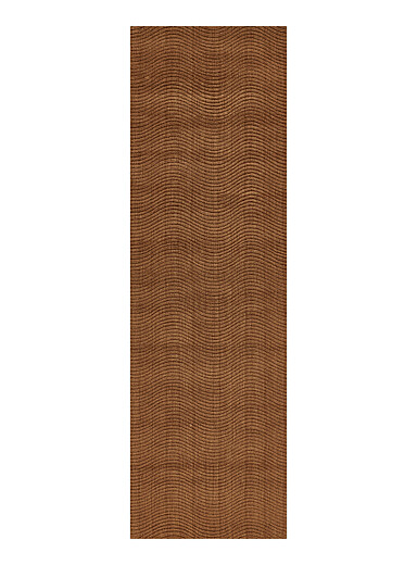 Contour embossed waves handwoven hallway rug 70 x 245 cm | Momeni ...