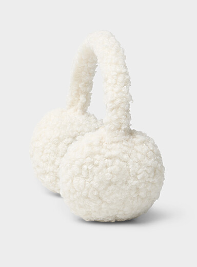 Fuzzy ear muffs | Simons | Women's Head Wraps: Shop Online in Canada ...