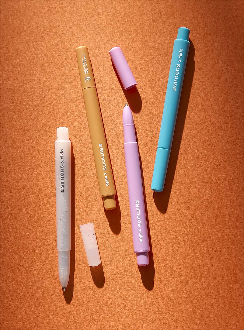 Les stylos colorés Ensemble de 4 | Simons x ciklo | | Simons