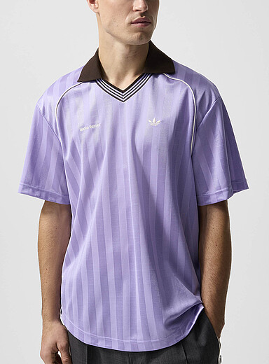 Contrast collar soccer jersey | Adidas X Wales Bonner | Shop Men's ...