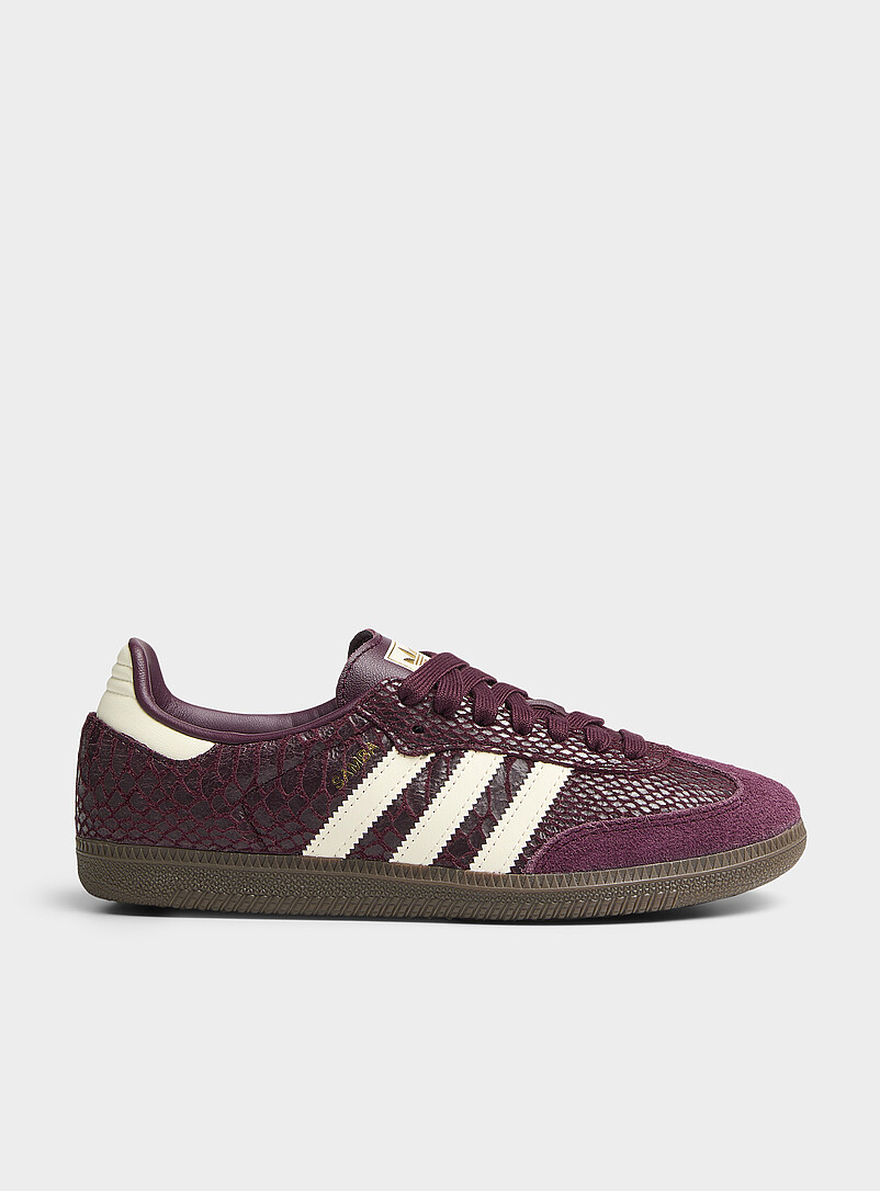 Le sneaker Samba OG croco merlot Femme | Adidas Originals | Toutes nos ...