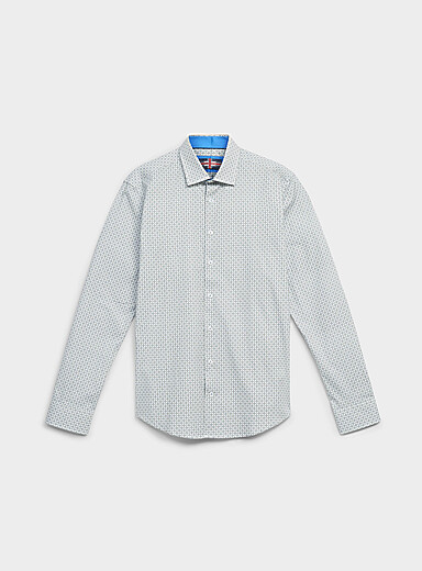 Mosaic tile shirt Modern fit | Soul of London | Shop Men's Patterned ...