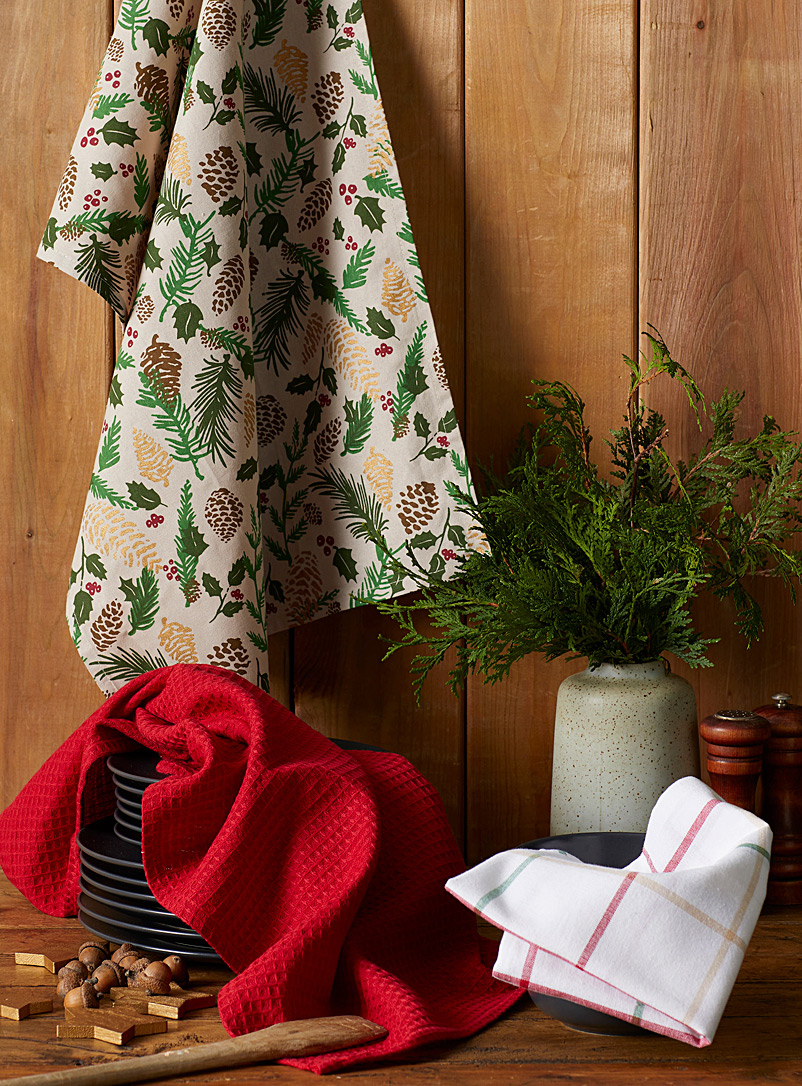 Linges et Serviettes de cuisine | Simons Canada