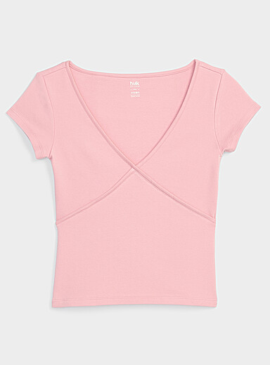 Crossover V-neck T-shirt | Twik | Women's Short-Sleeve T-shirts | Simons