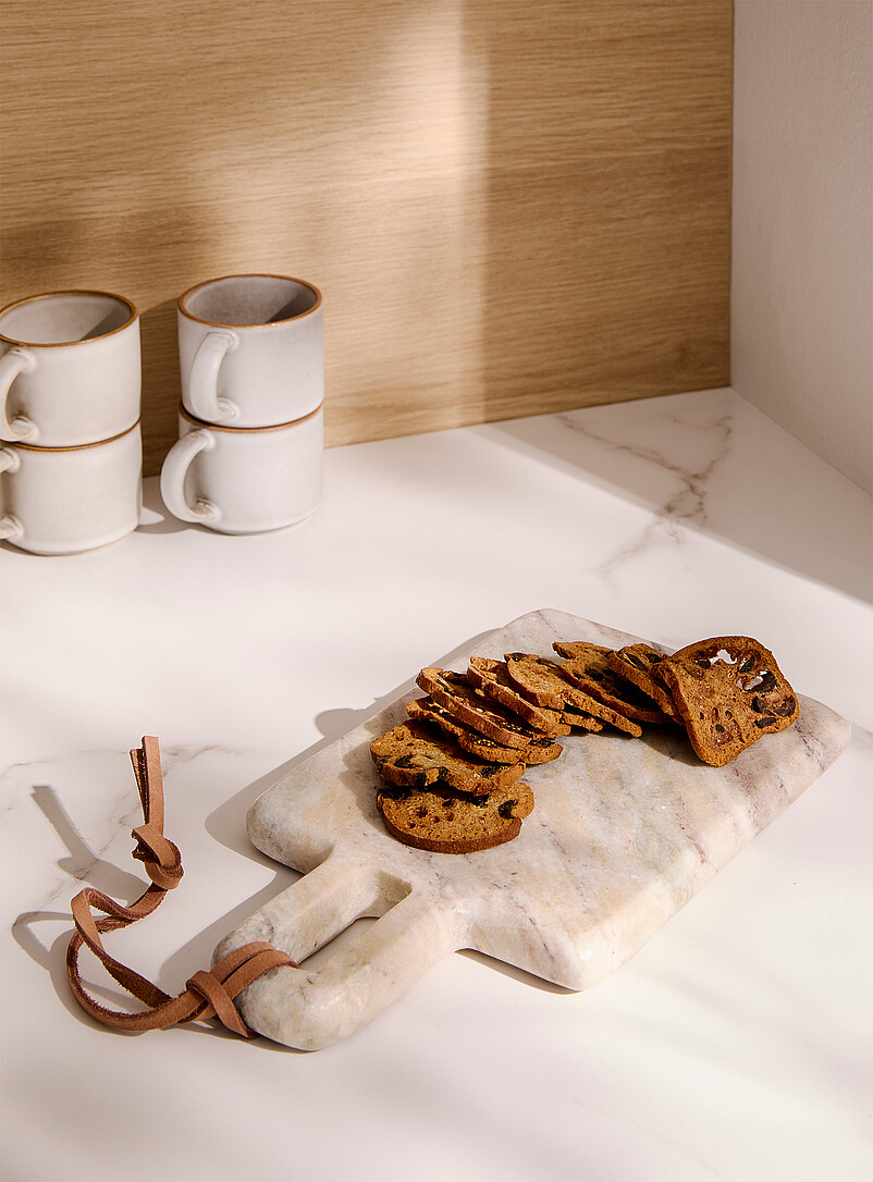 Genuine marble handle serving tray | Simons Maison | | Simons