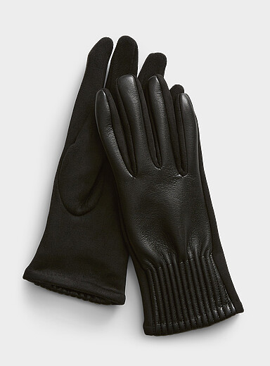 Button-cuff gloves | Simons | Shop Online for Fashion, Winter & Driving ...