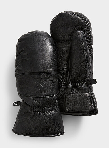 Deer Duck 3 insulated leather mittens | Auclair | Gloves & mittens | Simons